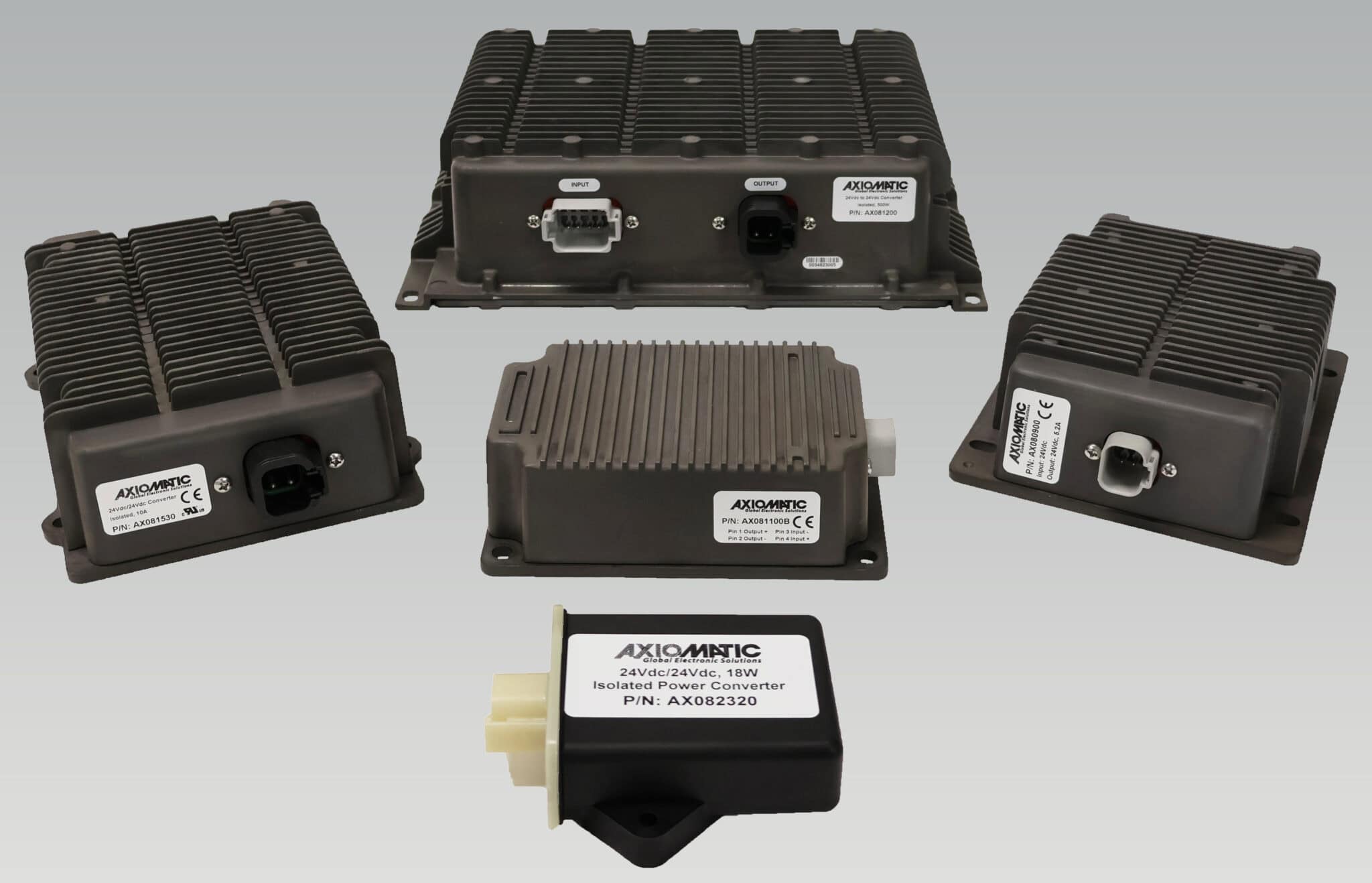 Axiomatic showcases its range of 24Vdc Isolated Power Converters with nameplate ratings between ...