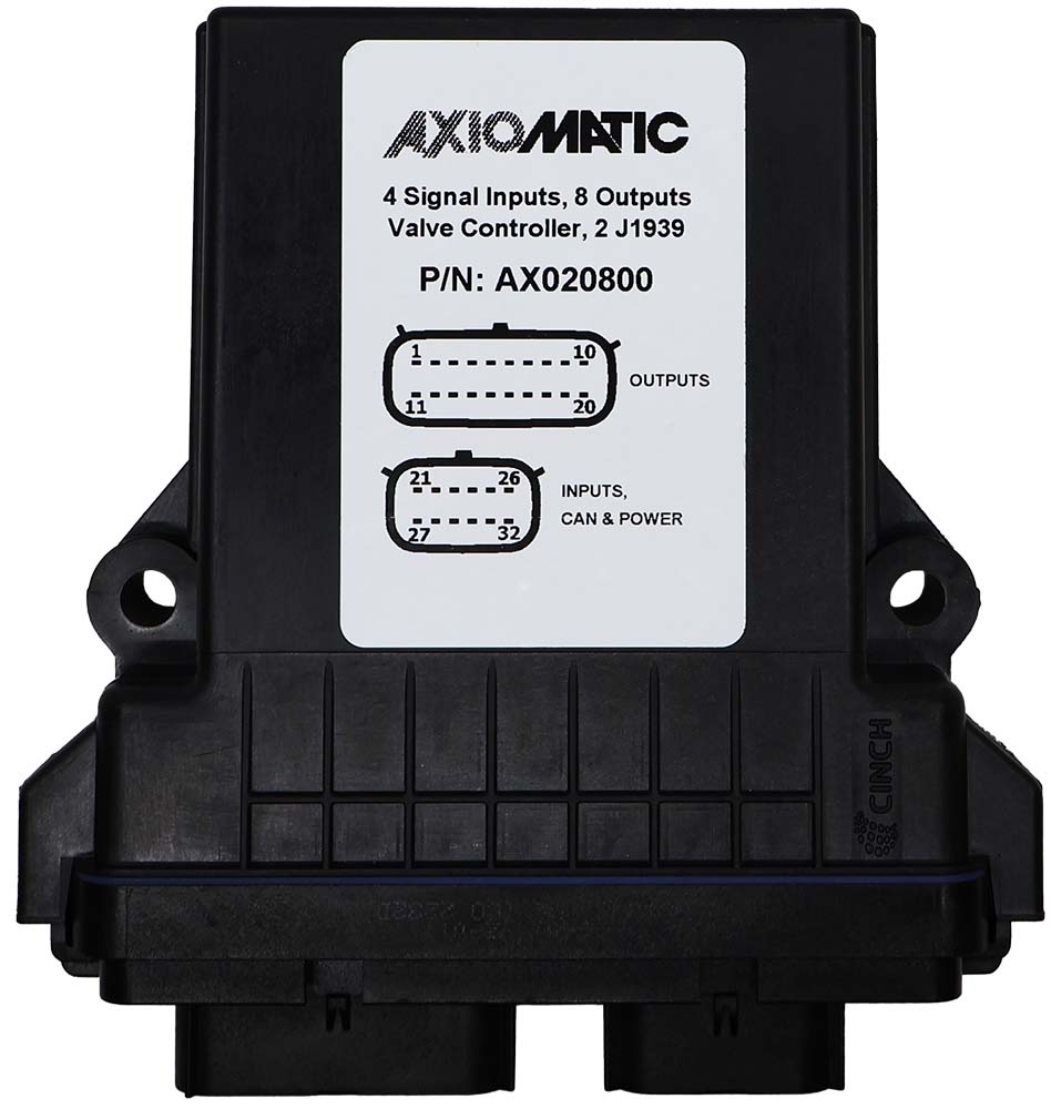 Axiomatic is showcasing at BAUMA 2025 a new valve controller with 4 ...