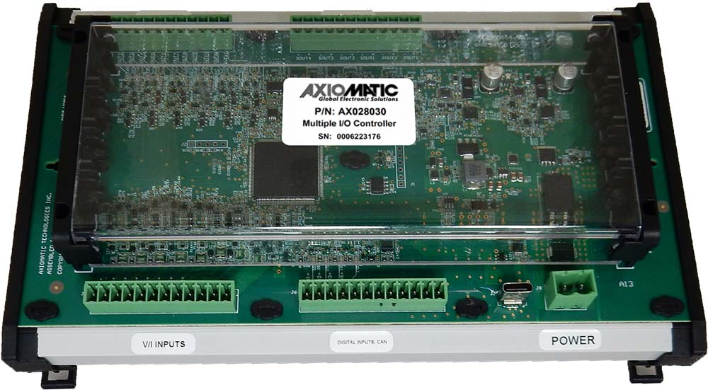 Axiomatic releases three I/O controllers with DIN rail mounting for machine control panel ...