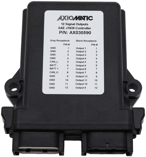 Axiomatic Releases a Rugged 12 Signal Outputs CAN Controller (SAE J1939) with Isolation ...