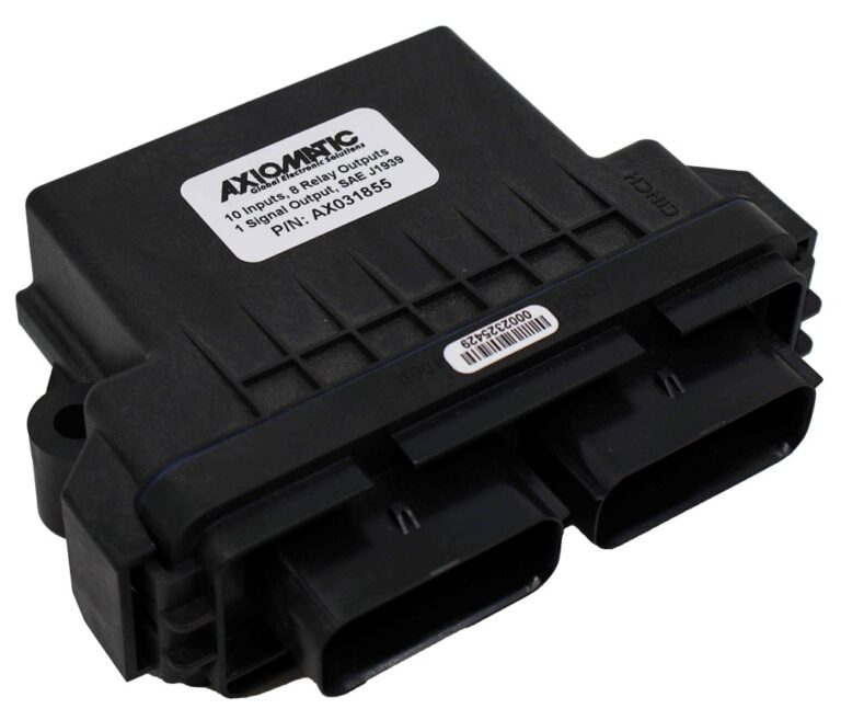 10 Inputs, 1 Analog & 8 Relay Outputs Controller, SAE J1939