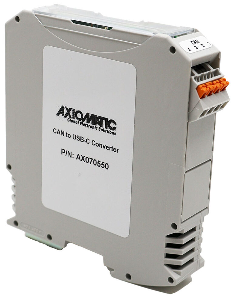 CAN to USB-C Converter, DIN Rail Mount